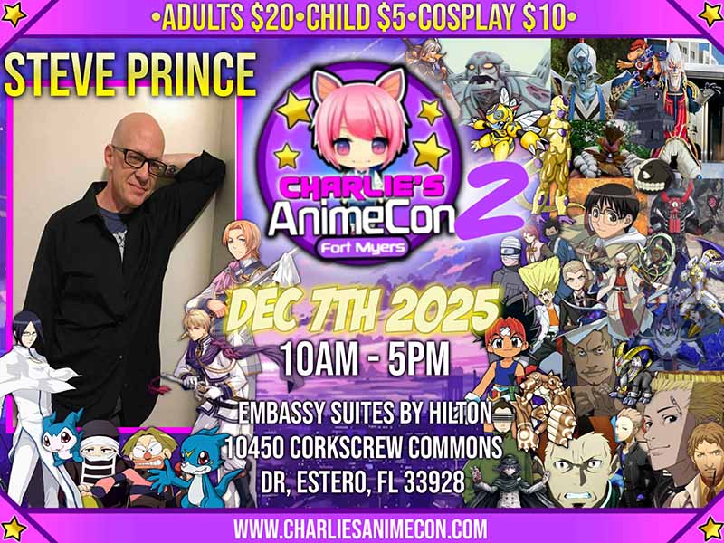 Charlie's Anime Con in Estero - Special Guests