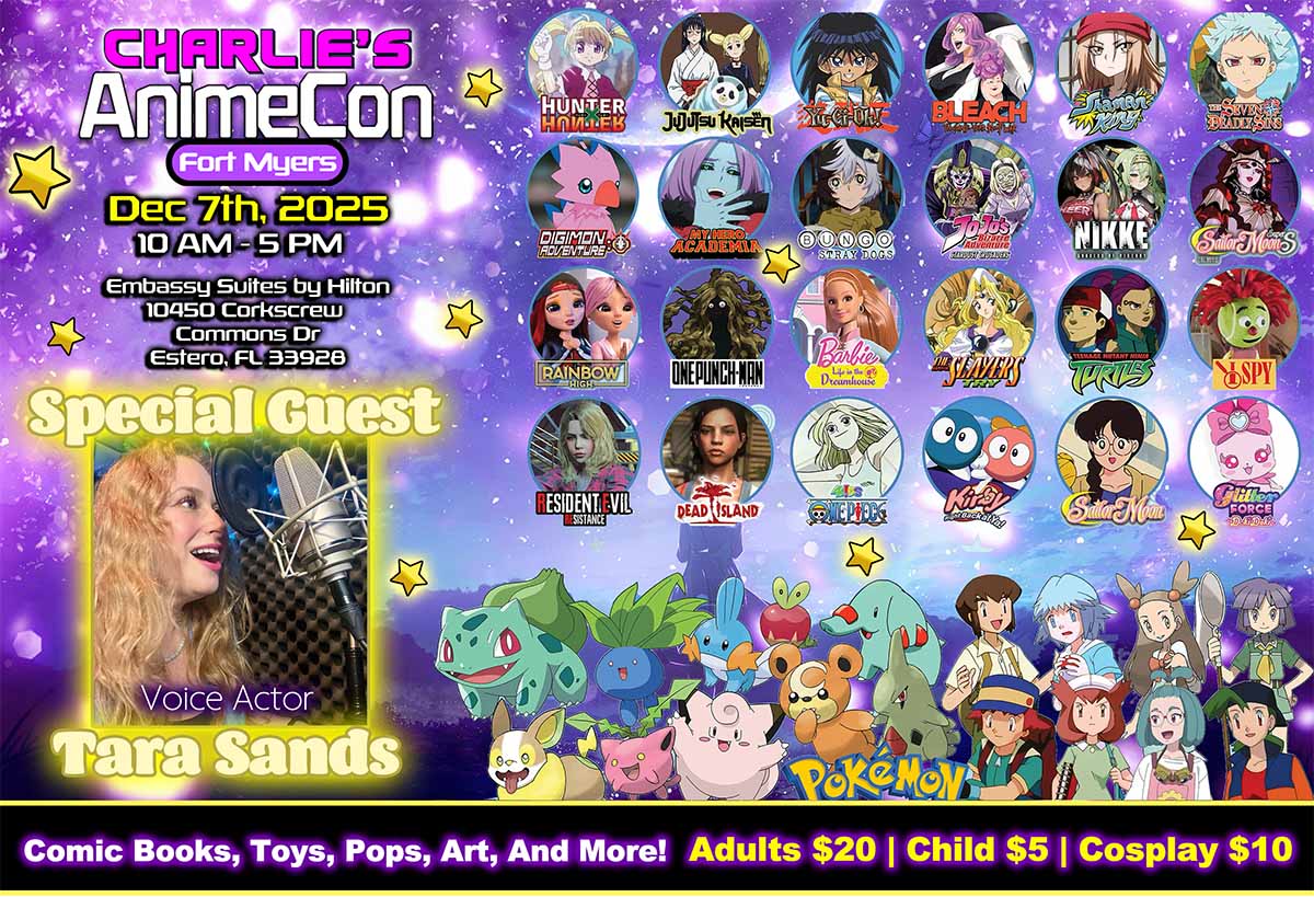 Charlie's Anime Con in Estero - Special Guests